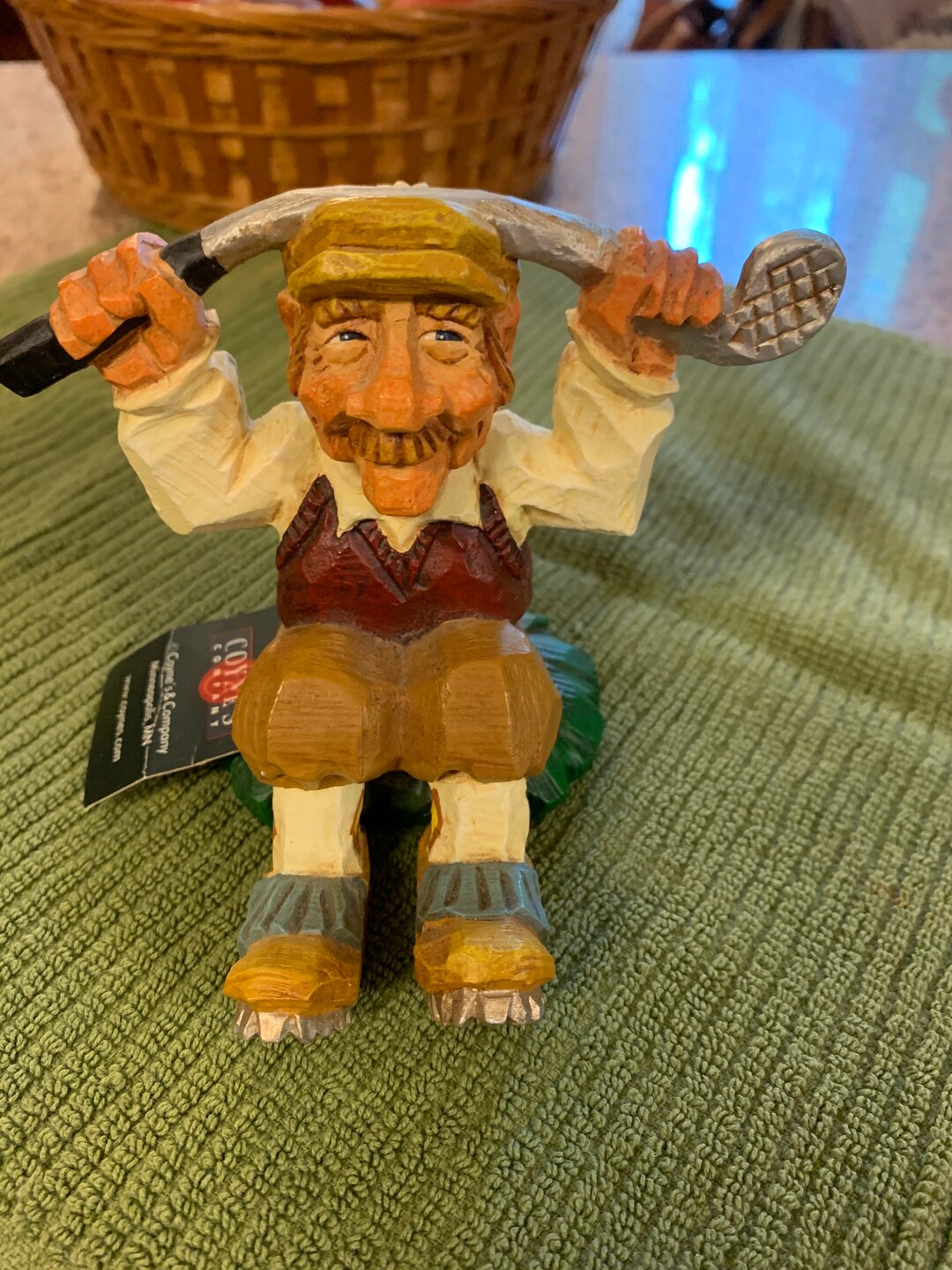 Grumpy Golfer Figurine by David Frykman Portfolio -" OVER Par" Plus ...