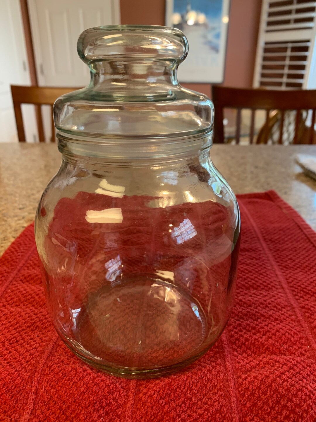 Glass Candy Jar With Lid - Etsy