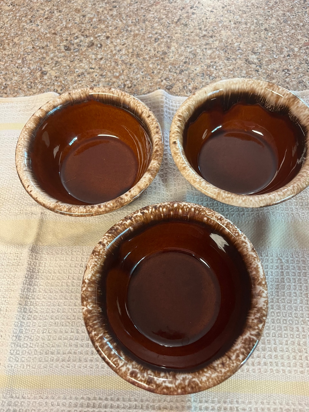 Hull USA Pottery Bowls Set of 3 - Etsy