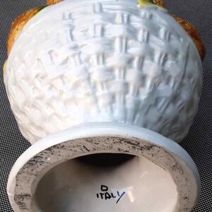 Stunning MCM Italian Majolica Hand Painted Porcelain Orange Tree ...