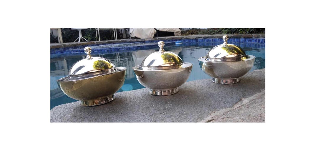 MCM William Adams Towle Co. Silver Plate Bowls - Set of 3 - Etsy