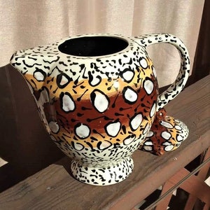FUN & Classic Leopard, Cheetah Animal Print Patterned Ceramic Art ...