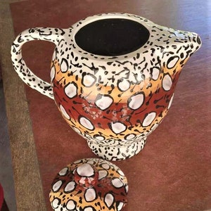 FUN & Classic Leopard, Cheetah Animal Print Patterned Ceramic Art ...