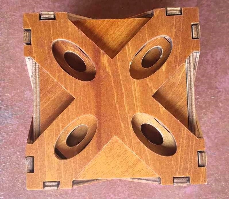 Secret Cross Puzzle Box, Beautiful Wood Model Brain Teaser - Etsy