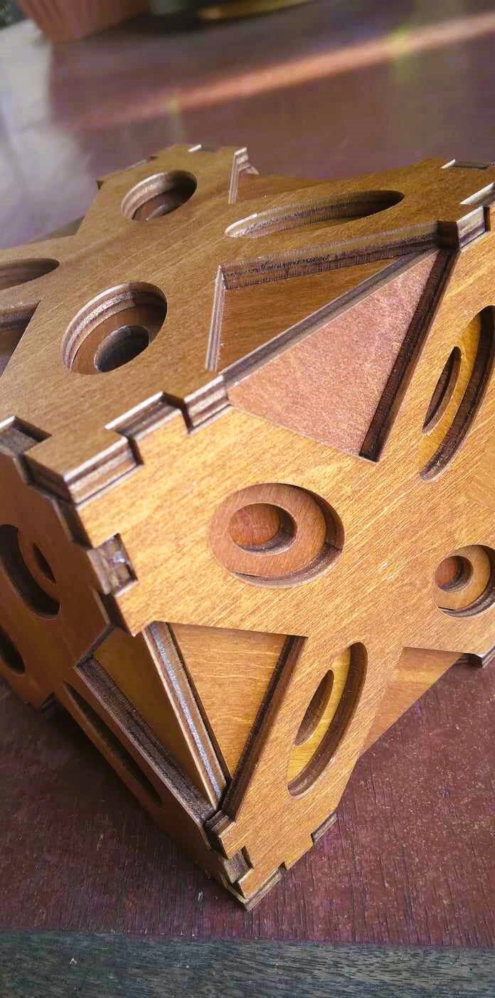 Secret Cross Puzzle Box, Beautiful Wood Model Brain Teaser - Etsy
