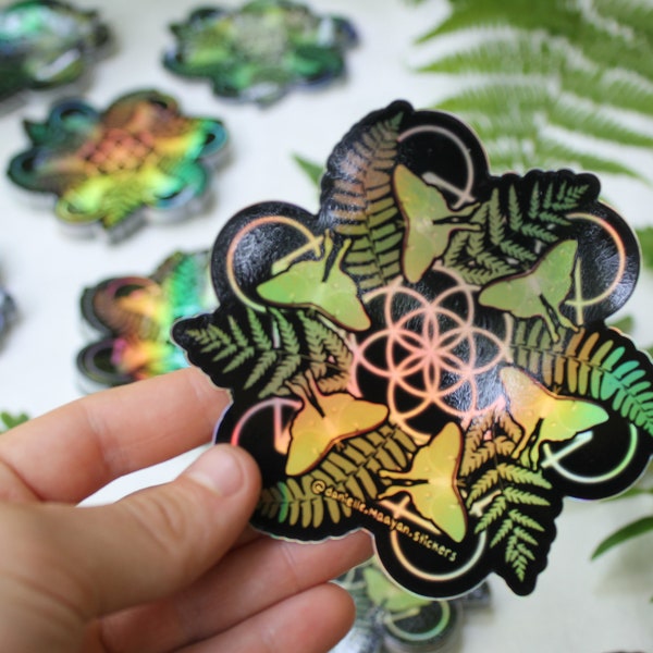 Sacred Geometry Sticker - Etsy