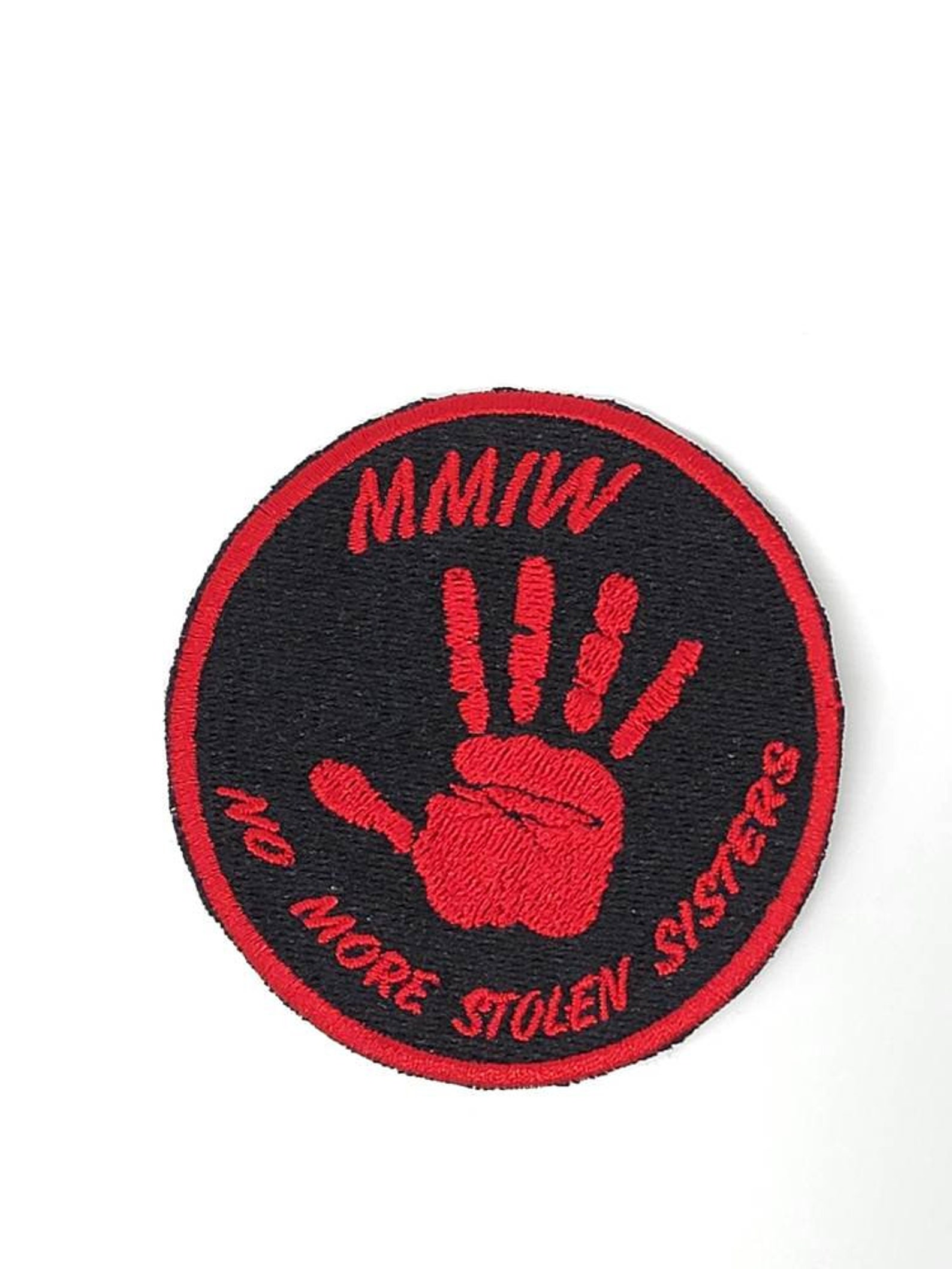 MMIW Red Handprint 3 Inch Patch Embroidery Design File DIGITAL - Etsy