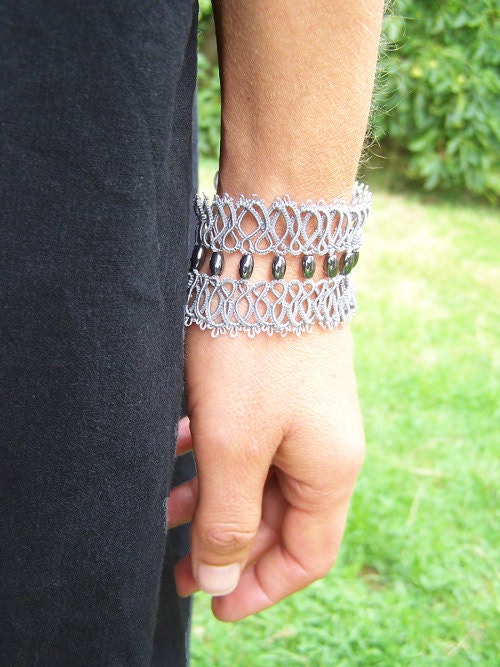 Bracelet Tatting Pattern Tatted Jewelry Pattern Ankars - Etsy