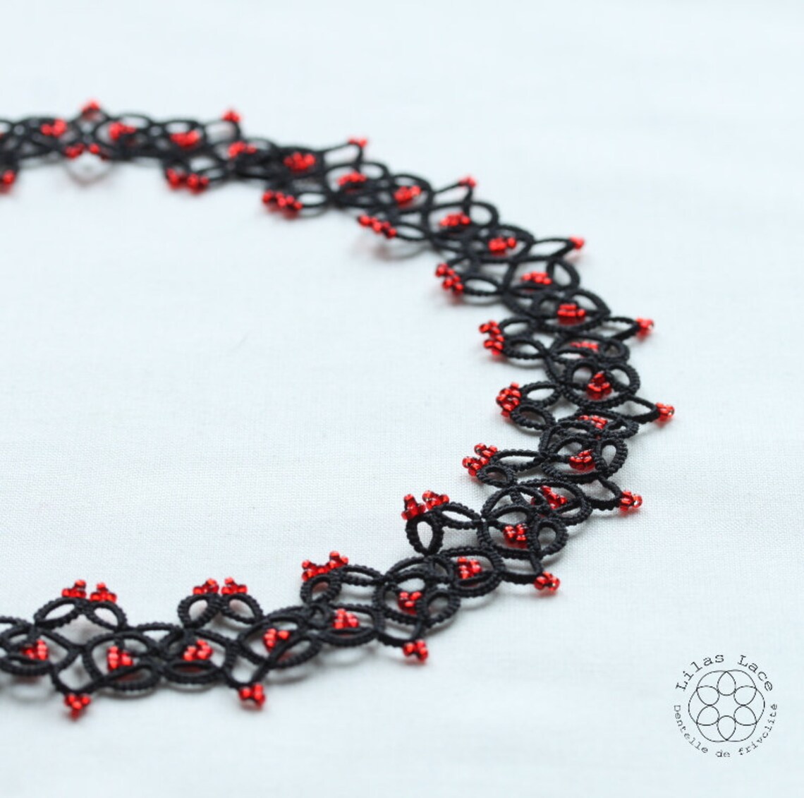 Tatting Pattern SET Necklace and Earrings Tatted Jewelry Shuttle ...