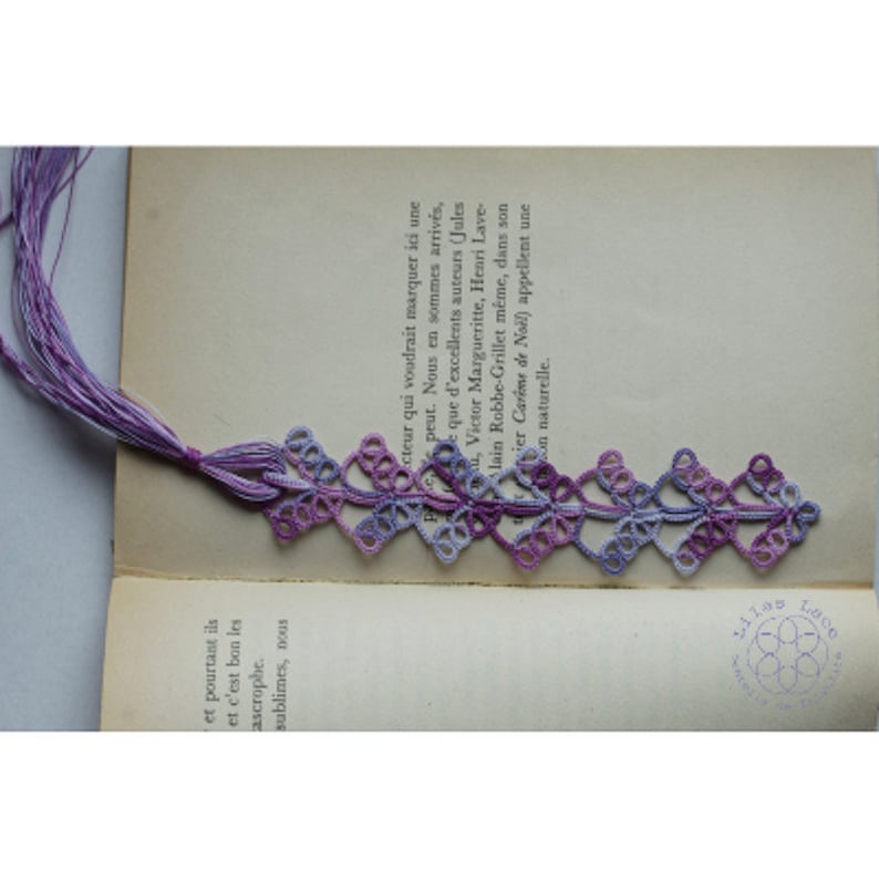 Bookmark Tatting Pattern Originbal Bookmarks Tatted Lace, Shuttle ...