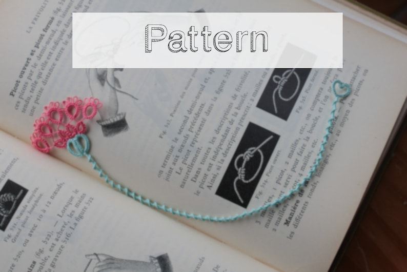 Flower Bookmark Tatting Pattern Beginner Bookmarks Tatted Lace, Easy ...