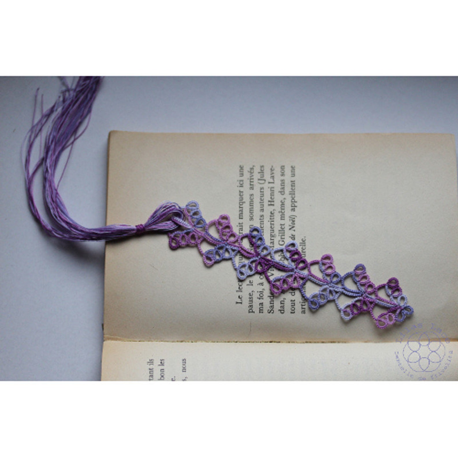 Bookmark Tatting Pattern Originbal Bookmarks Tatted Lace - Etsy