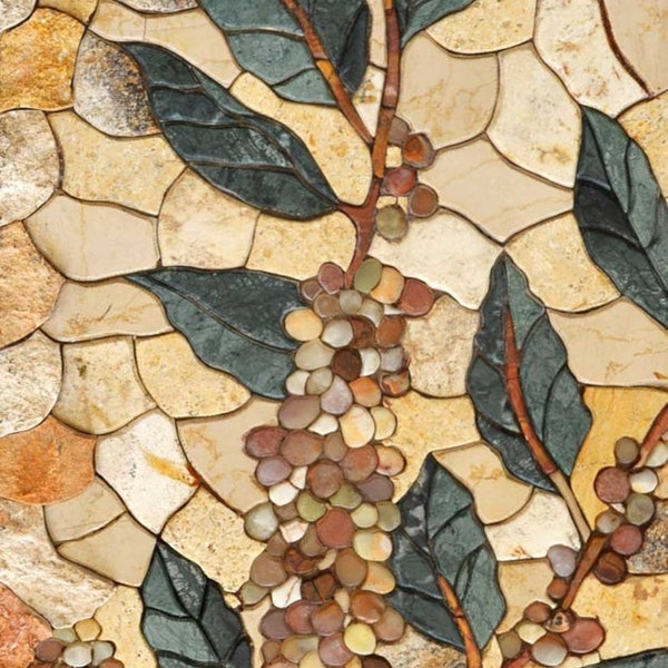 Mosaic Leaves - Etsy