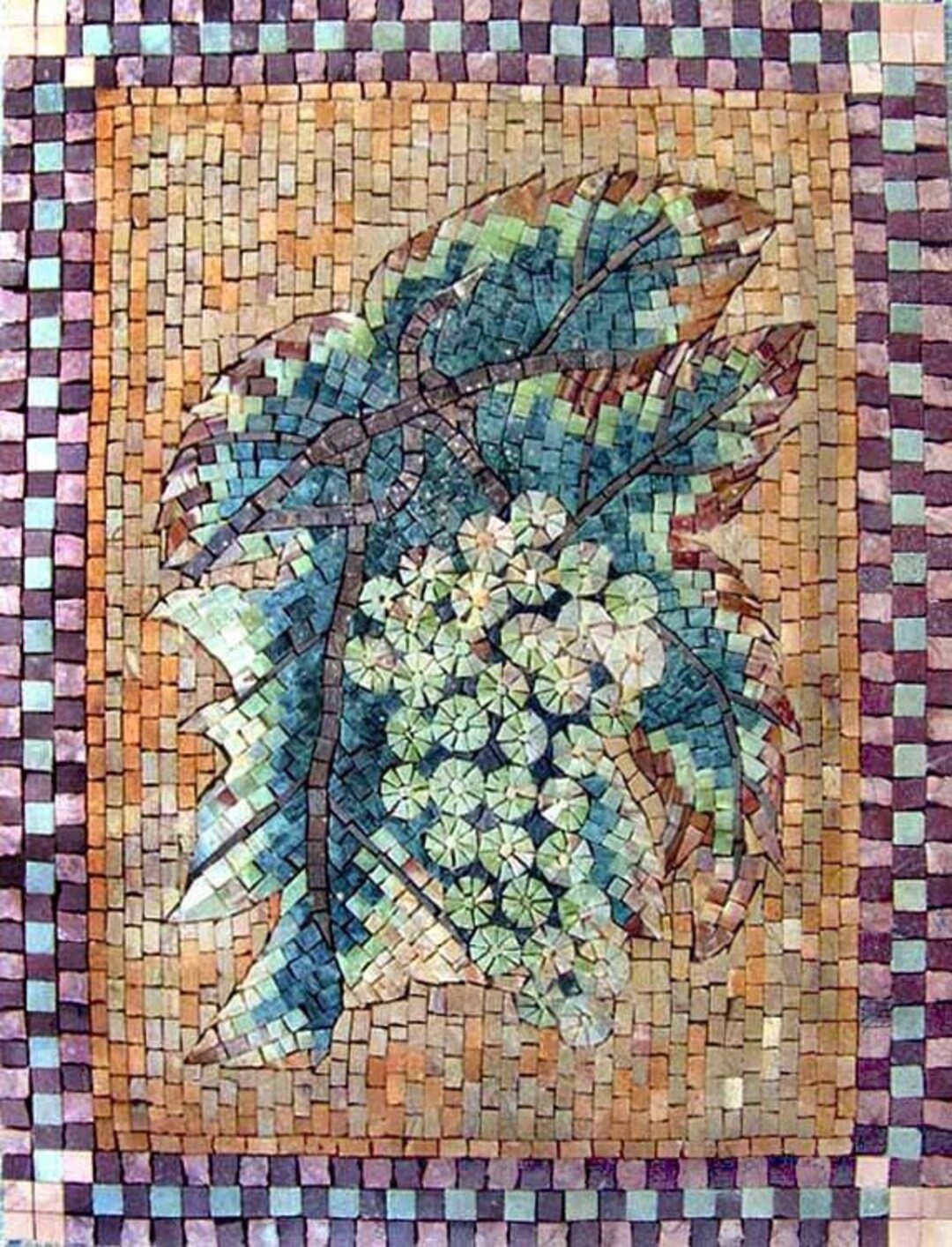 Mosaic Patterns- Grape Berries - Etsy
