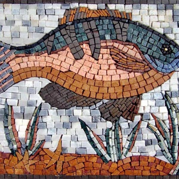 Fish Mosaic - Etsy