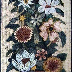 Camellias and Carnation Flower Mosaic - Etsy