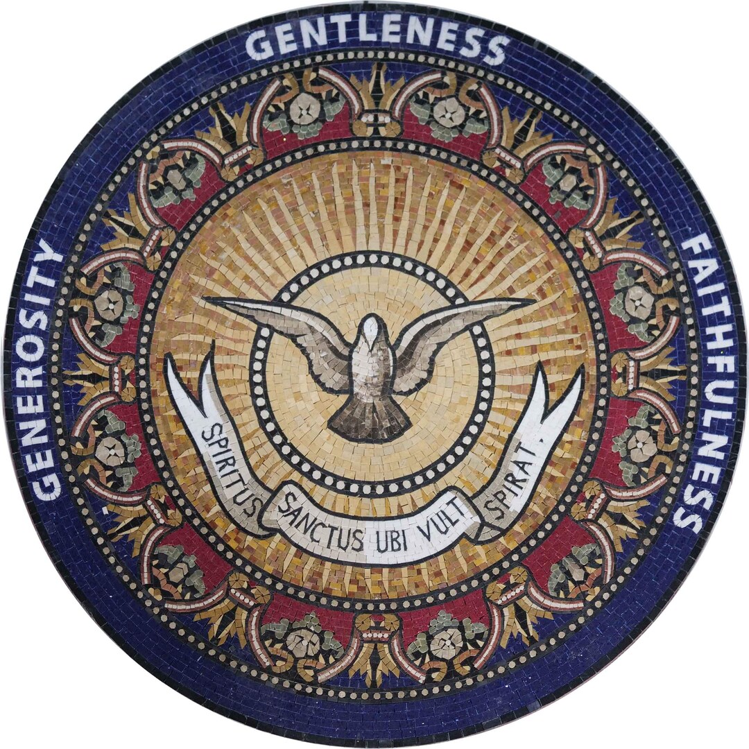 Religious Mosaic Art - Generosity , Gentleness & Faithfulness - Etsy