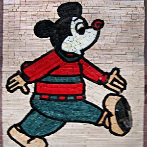 Mickey Mouse Marble Mosaic - Etsy