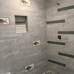 Mosaic Artwork - Fish Border - Etsy