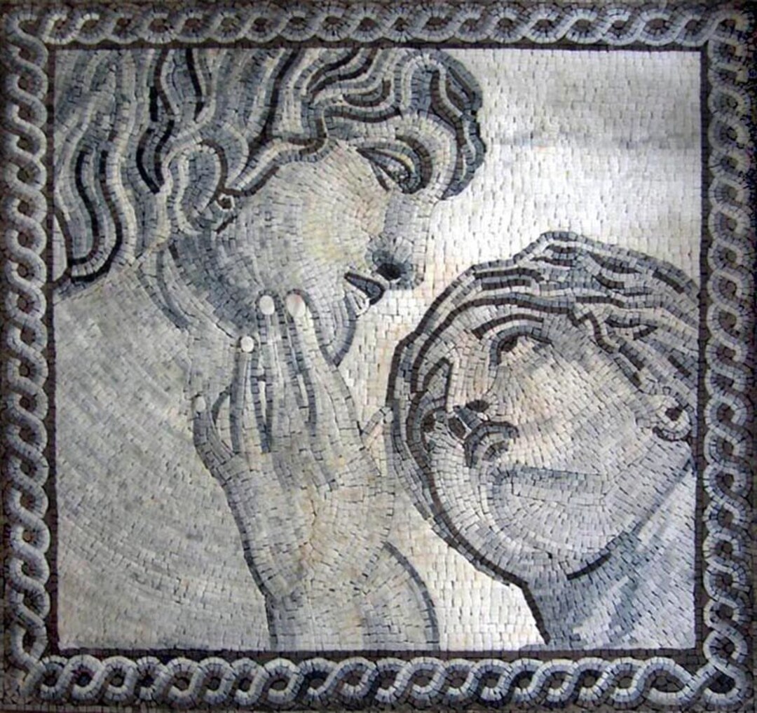 The Creation of Adam Mosaic Mural - Etsy