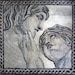 The Creation of Adam Mosaic Mural - Etsy