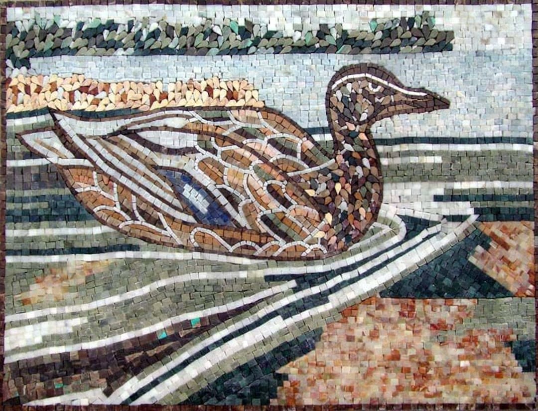 Mosaic Design - the Angry Duck - Etsy