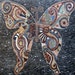 Butterfly Mosaic - Marble Mosaic - Etsy