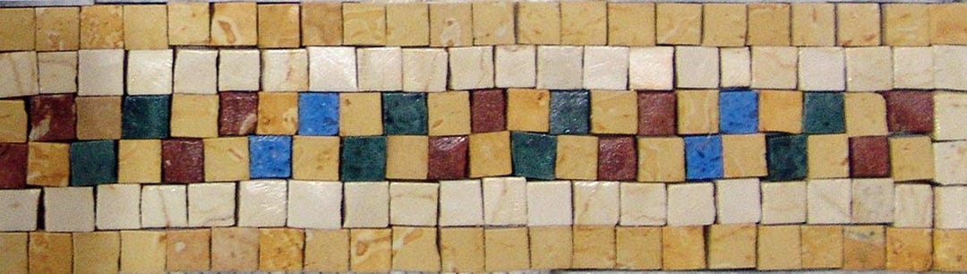 Colorful Cubed Mosaic Border - Etsy