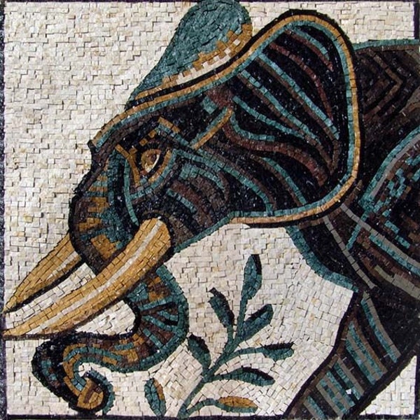 Elephant Mosaic - Etsy