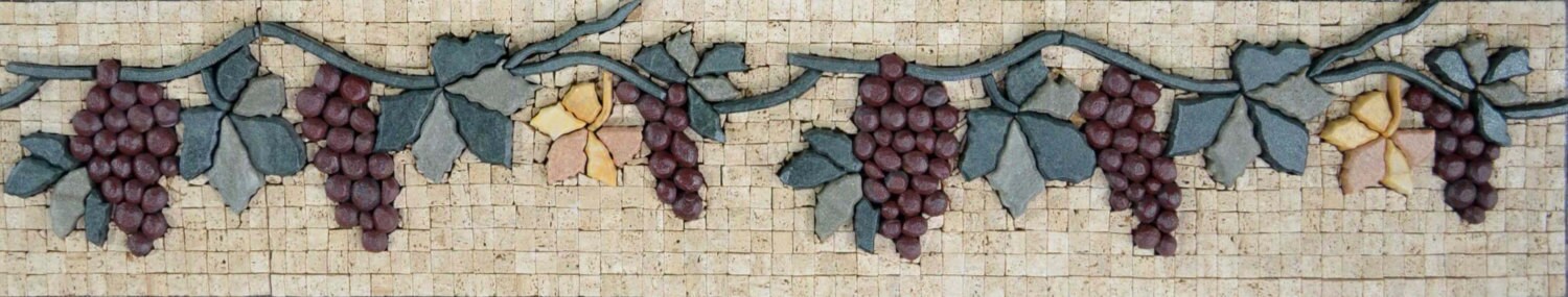 Rustic Kitchen Backsplash - Grape Vine - Etsy