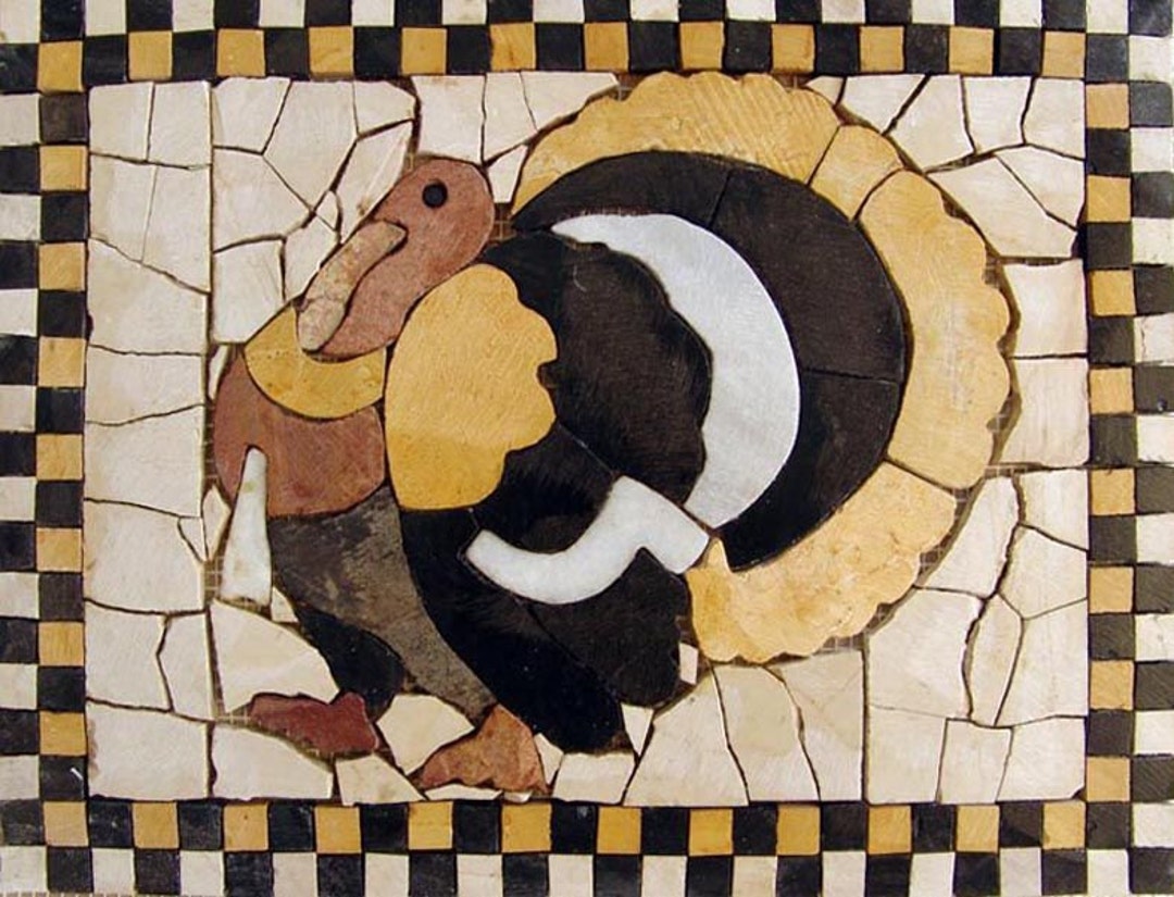 Mosaic Wall Art - Turkey Mosaic - Etsy