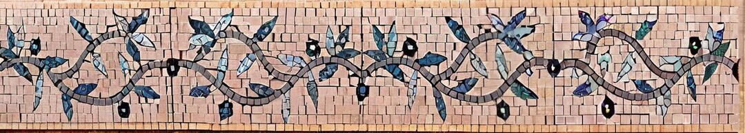 Border Mosaic Art for Living - Olive Twig Kitchen Decoration Mosaic ...