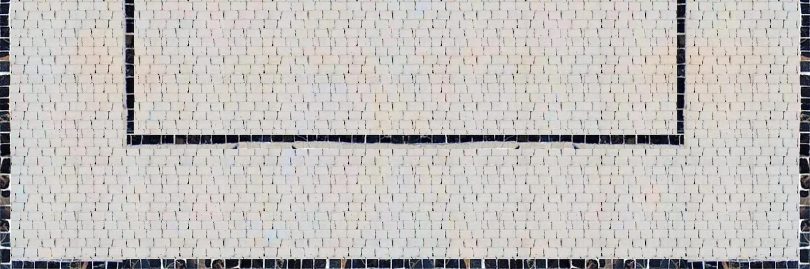 Floral Marble Fireplace Border Mosaic: Handcrafted Tile Art - Etsy