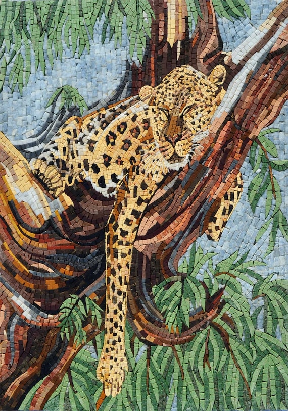 Leopard In A Tree Art