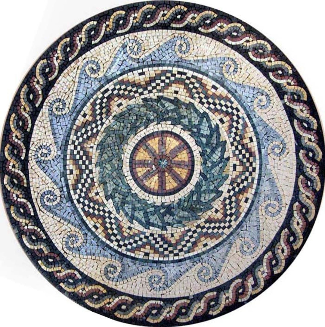 Multi-patterned Art Mosaic - Juno - Etsy