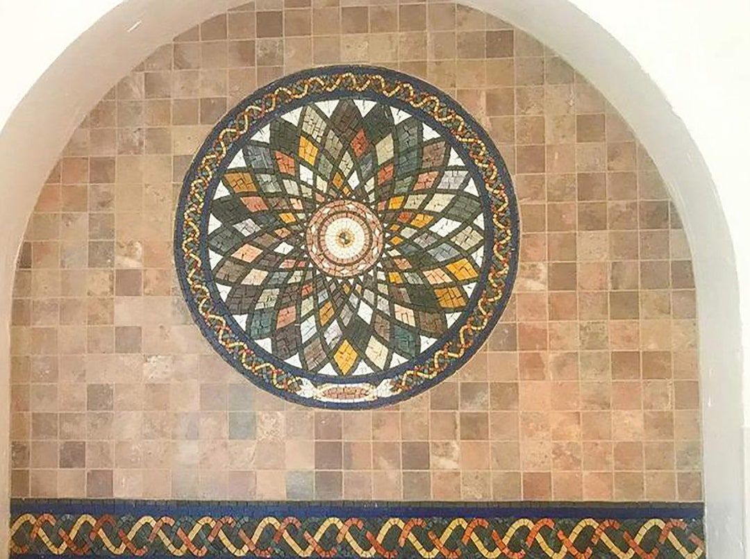 Marble Mosaic Medallion Art: Falak Starburst Design - Etsy