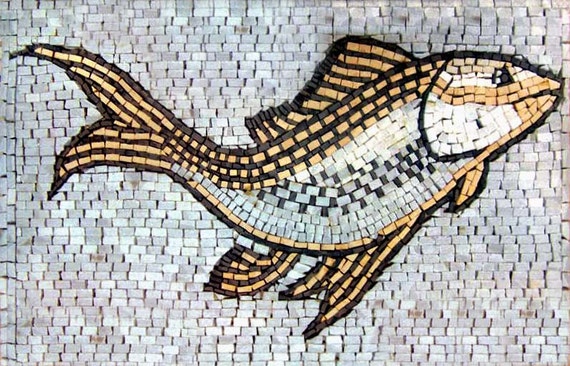 Fish Mosaic Mosaic Artwork - Etsy