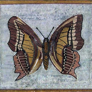 Butterfly Mosaic - Marble Mosaic - Etsy