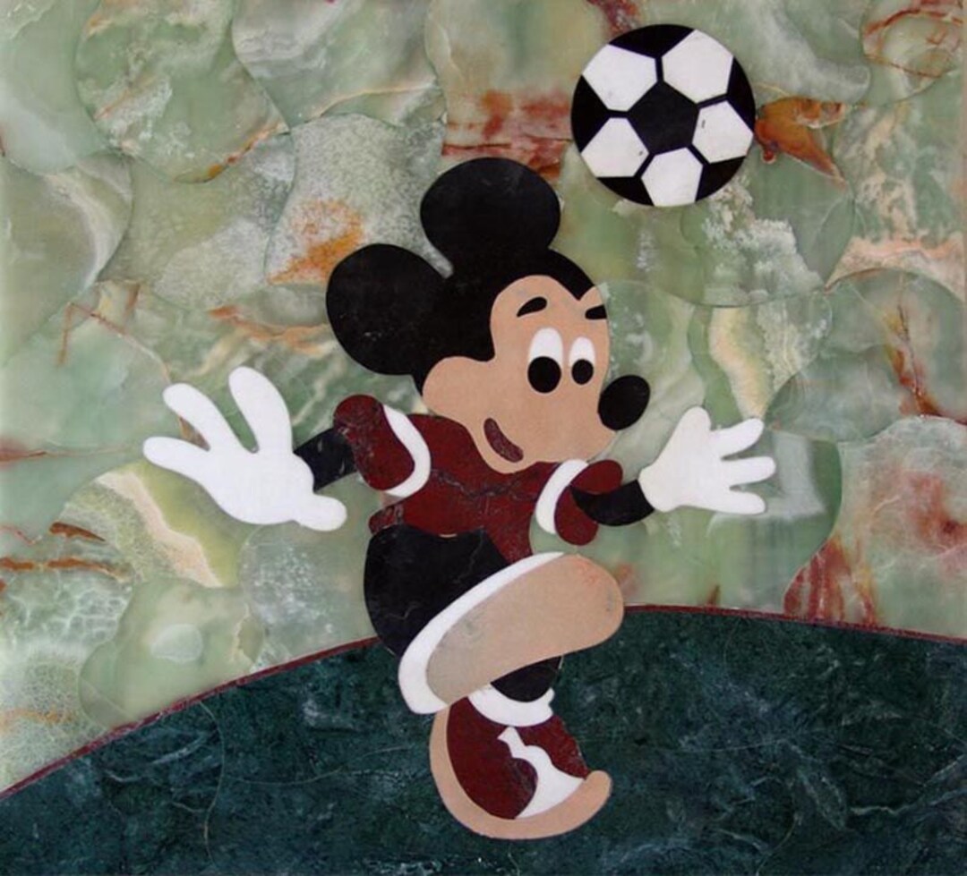 Mickey Mouse Mosaic Mural - Etsy