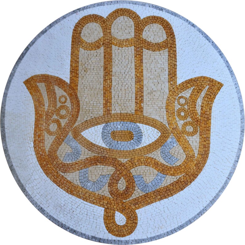 Jewish Mosaic Medallion - Ahimssa - Etsy