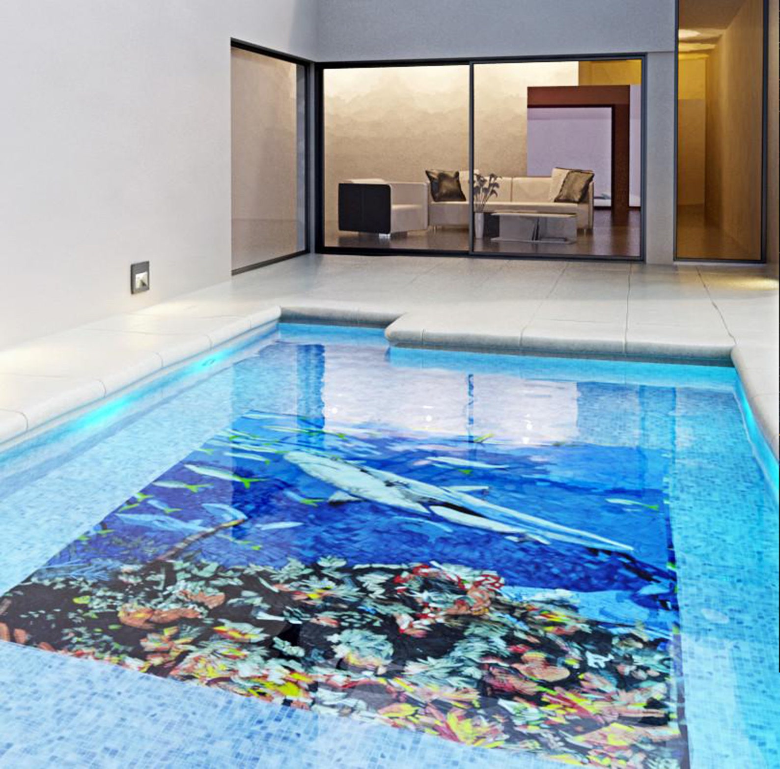 Shark Mosaic the Great Shark - Etsy