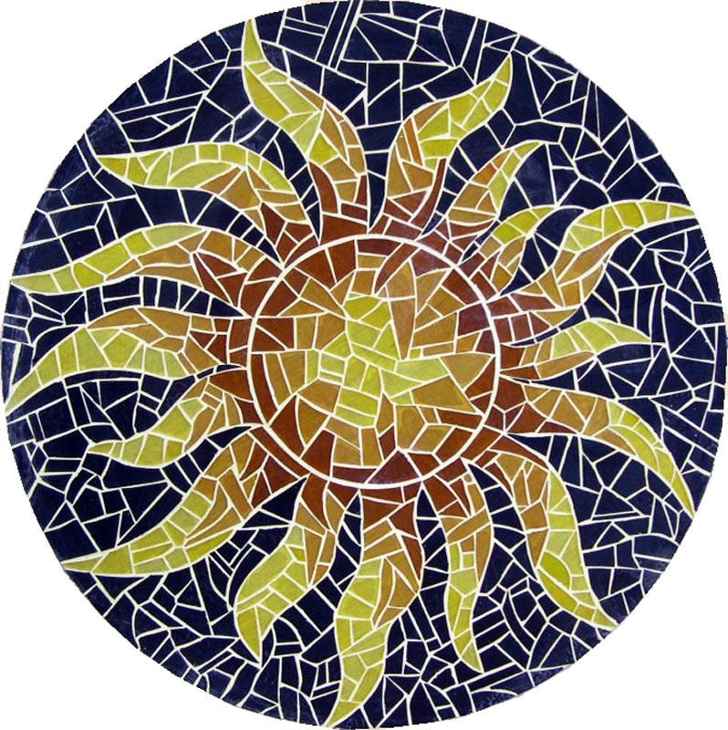 Sun Marble Mosaic - Etsy