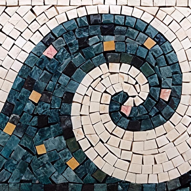Stone Mosaic Border - Etsy UK