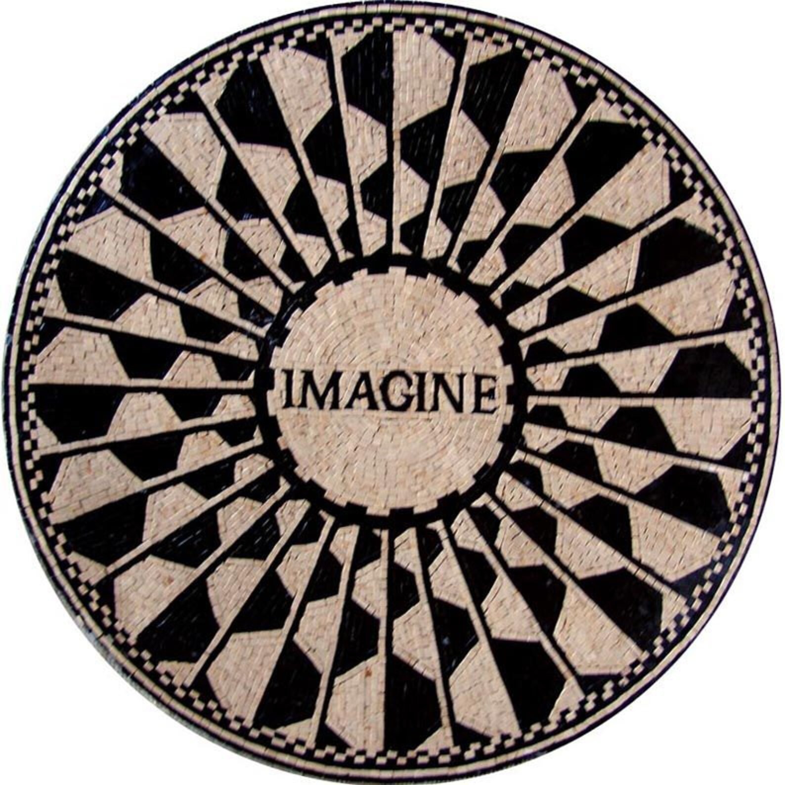 Modern Mosaic Medallion - Imagine - Etsy