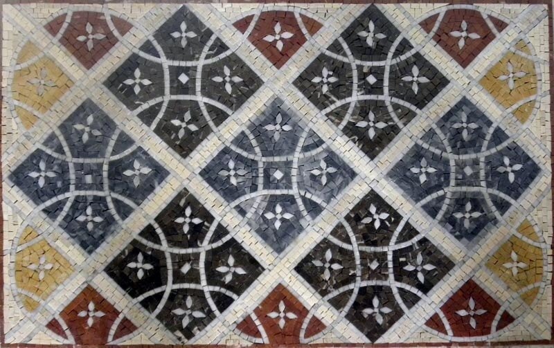 Geometric Floor Mosaic Amelie III - Etsy