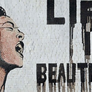 Life is Beautiful - Banksy Mosaic Reproduction - Etsy