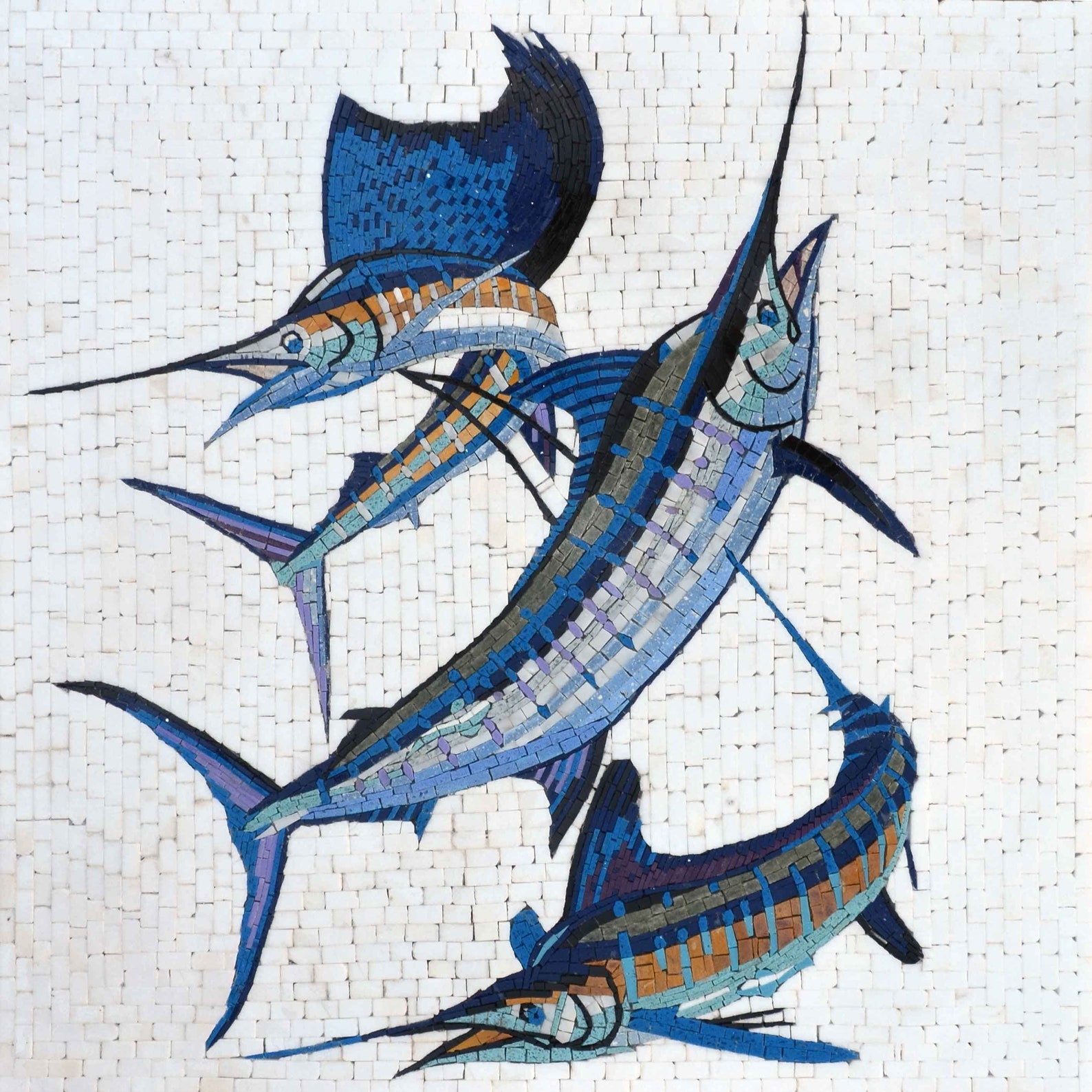 Swordfish Design Mosaic Art - Etsy