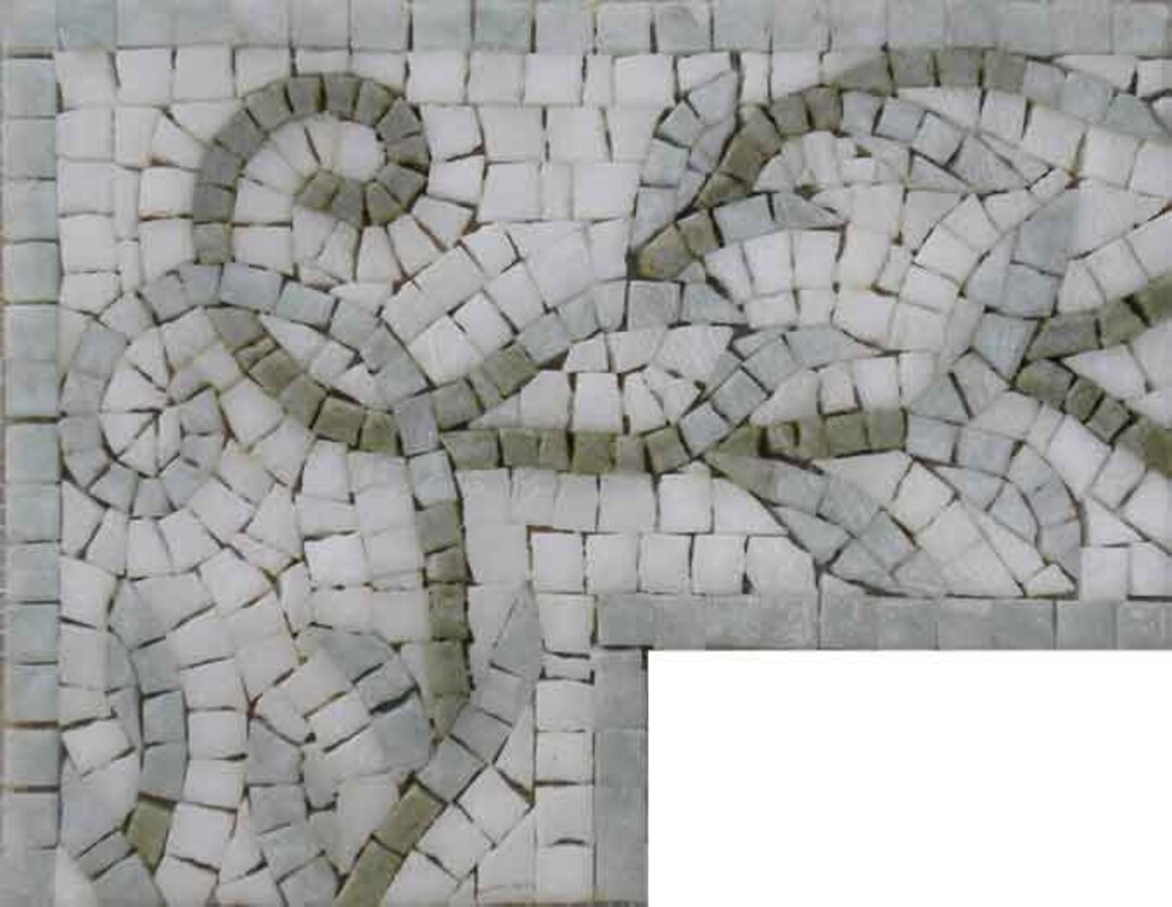 Marble Mosaic Border Corner - Etsy