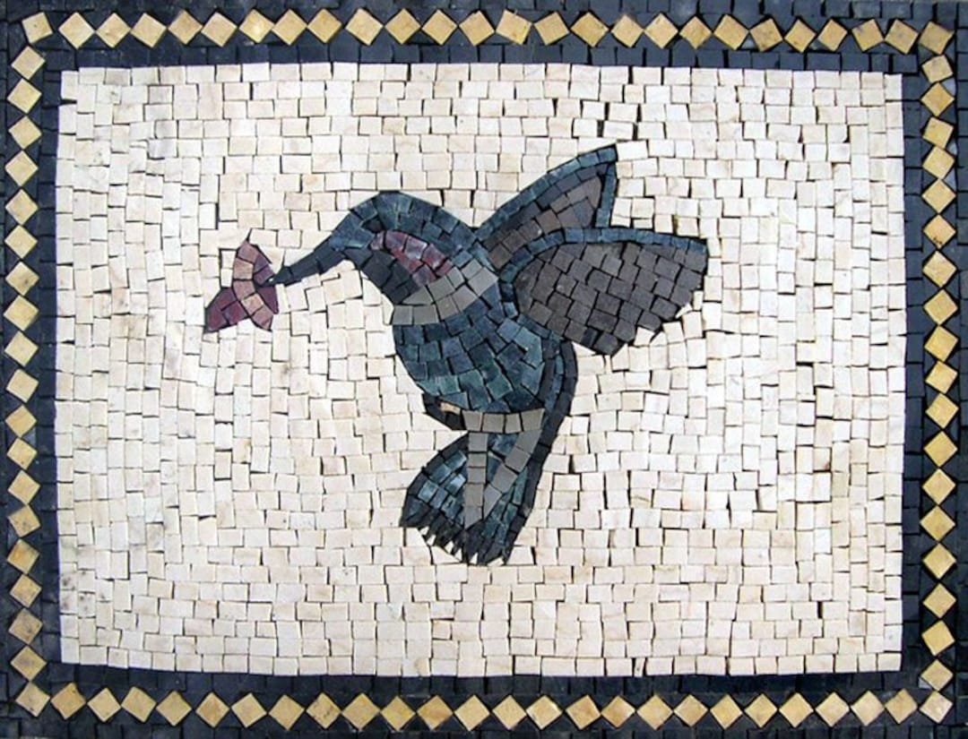 Mosaic Art - the Hummingbird - Etsy