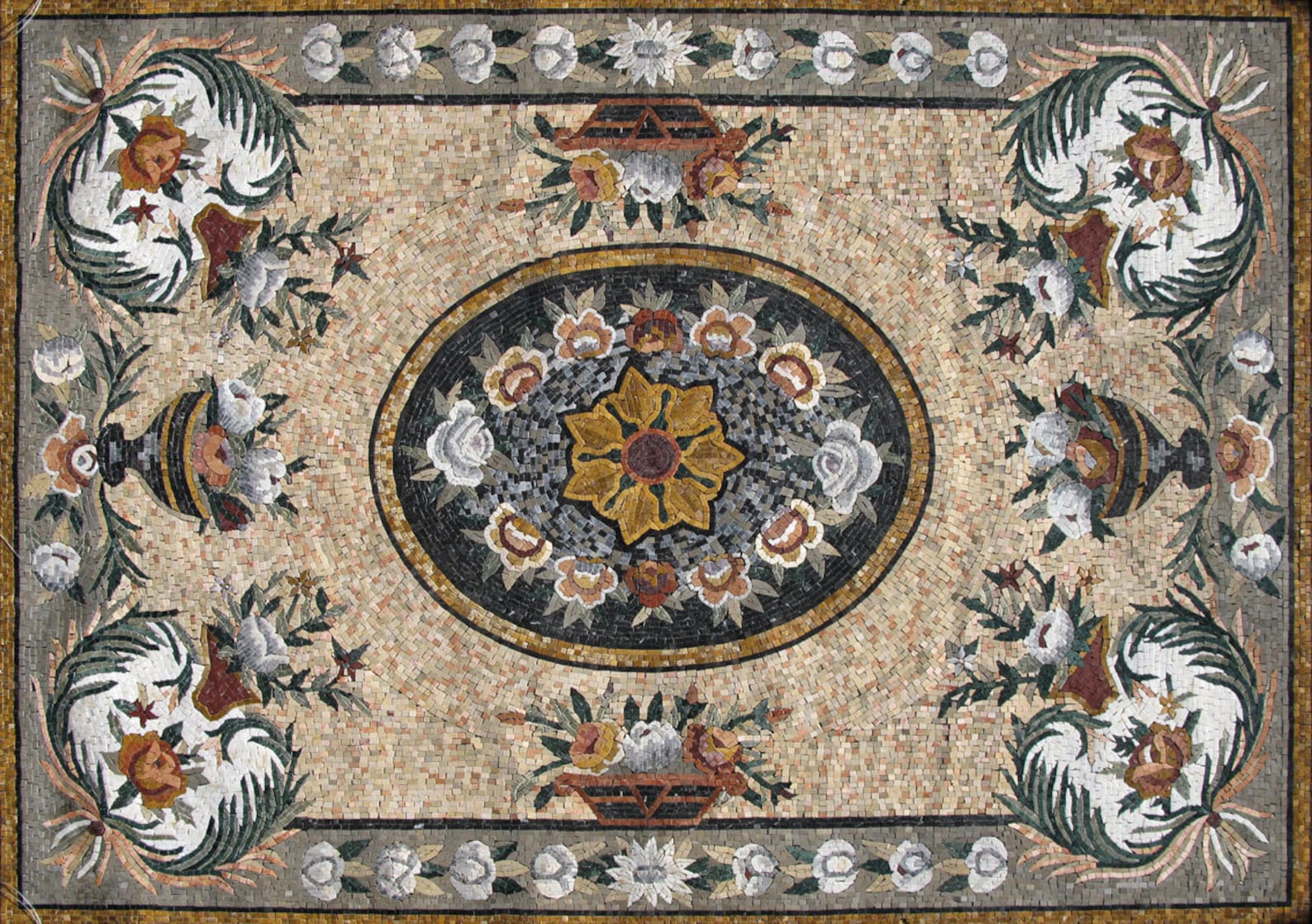 Floral Mosaic Rugs - Etsy